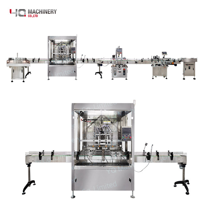 Linear Bottle Filling Line for Hand Sanitizer Gel Shampoo Body Wash ...